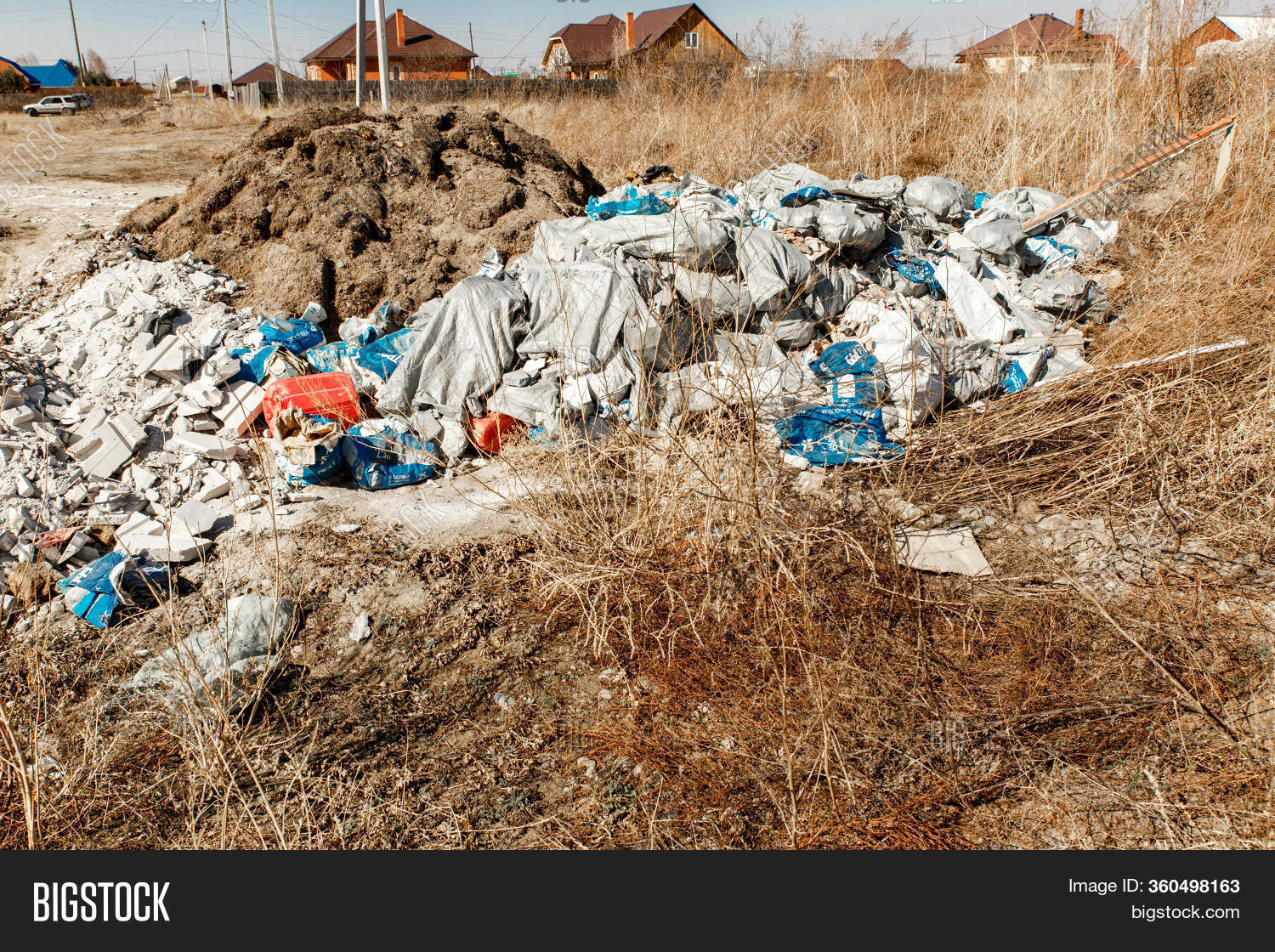 Pile Garbage Field, Image & Photo (Free Trial) | Bigstock