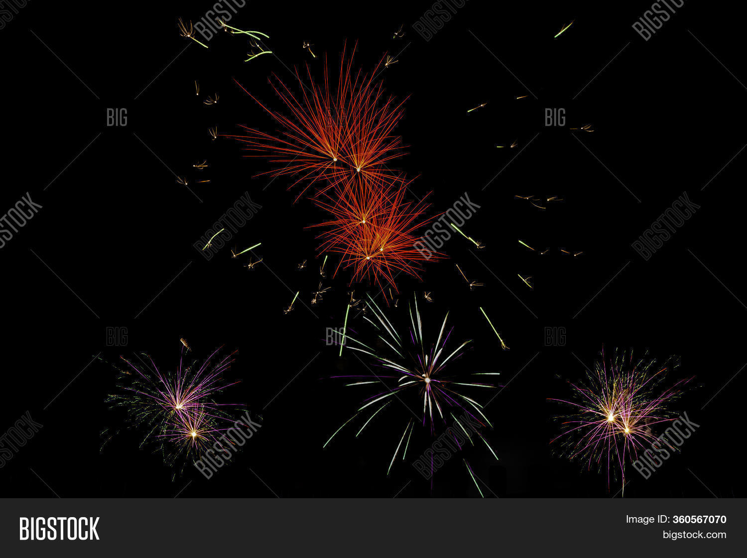 Fireworks Display Image & Photo (Free Trial) | Bigstock