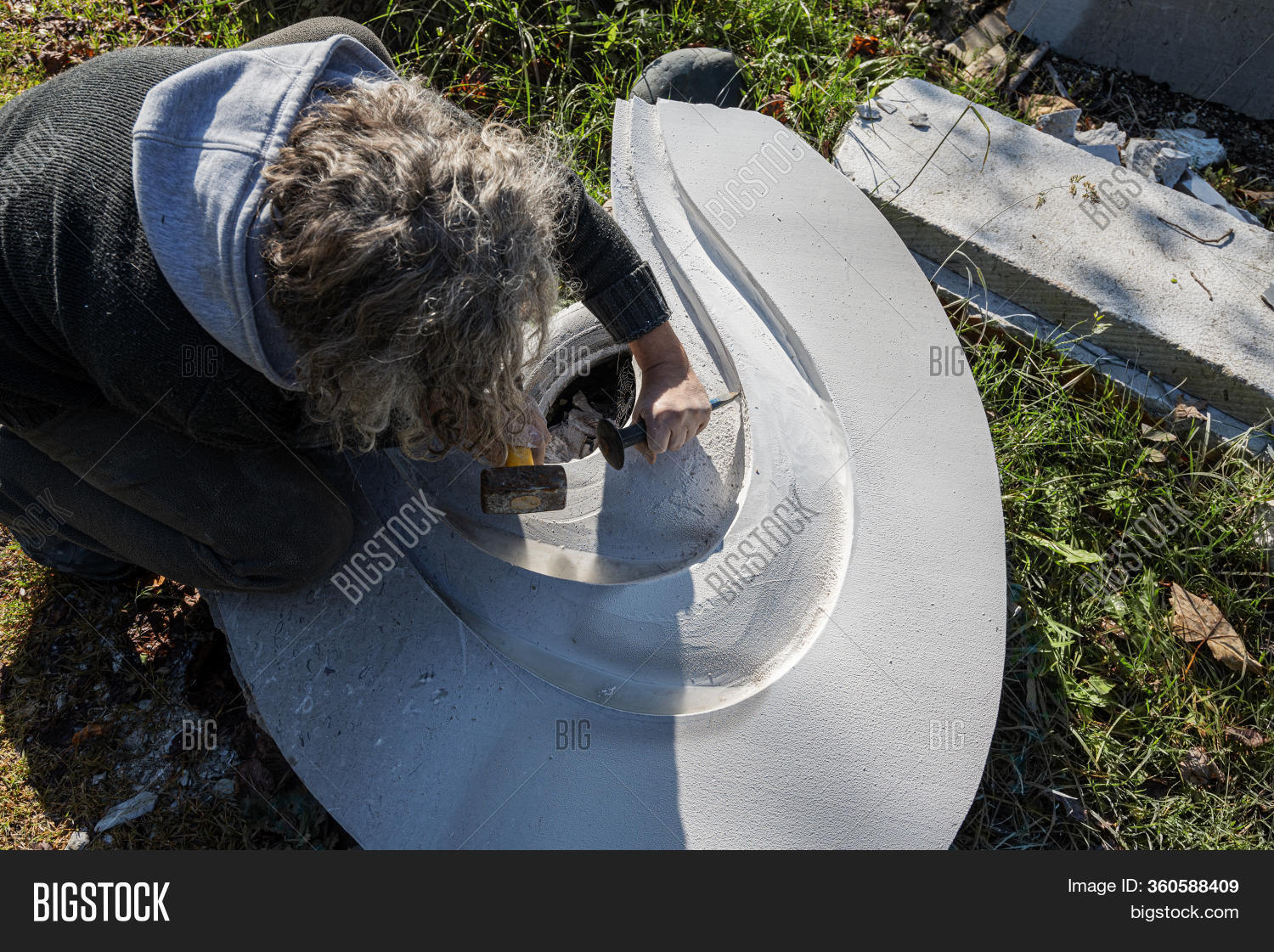 Top View Artist Using Image & Photo (Free Trial) | Bigstock