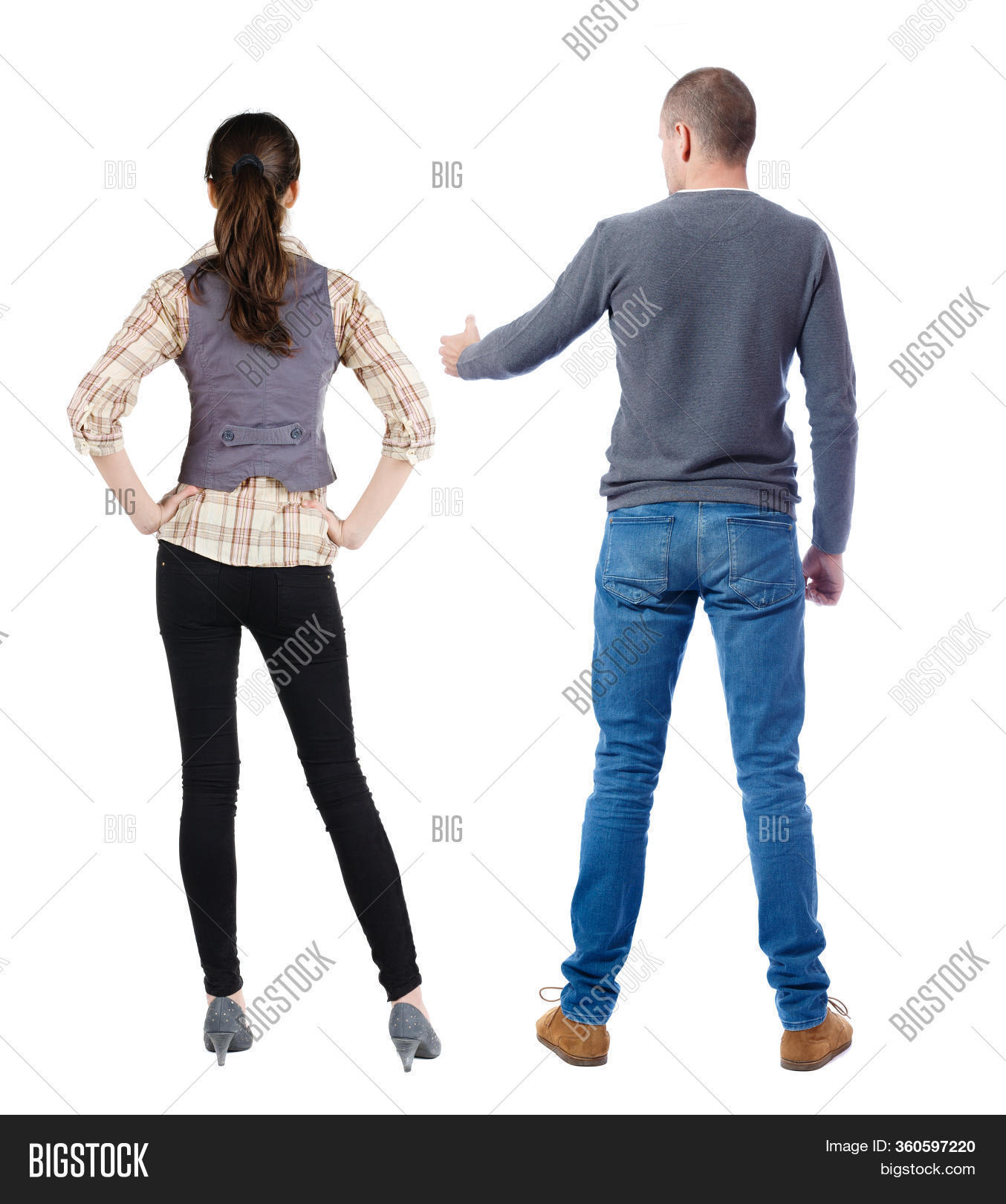 Back View Couple Image & Photo (Free Trial) | Bigstock