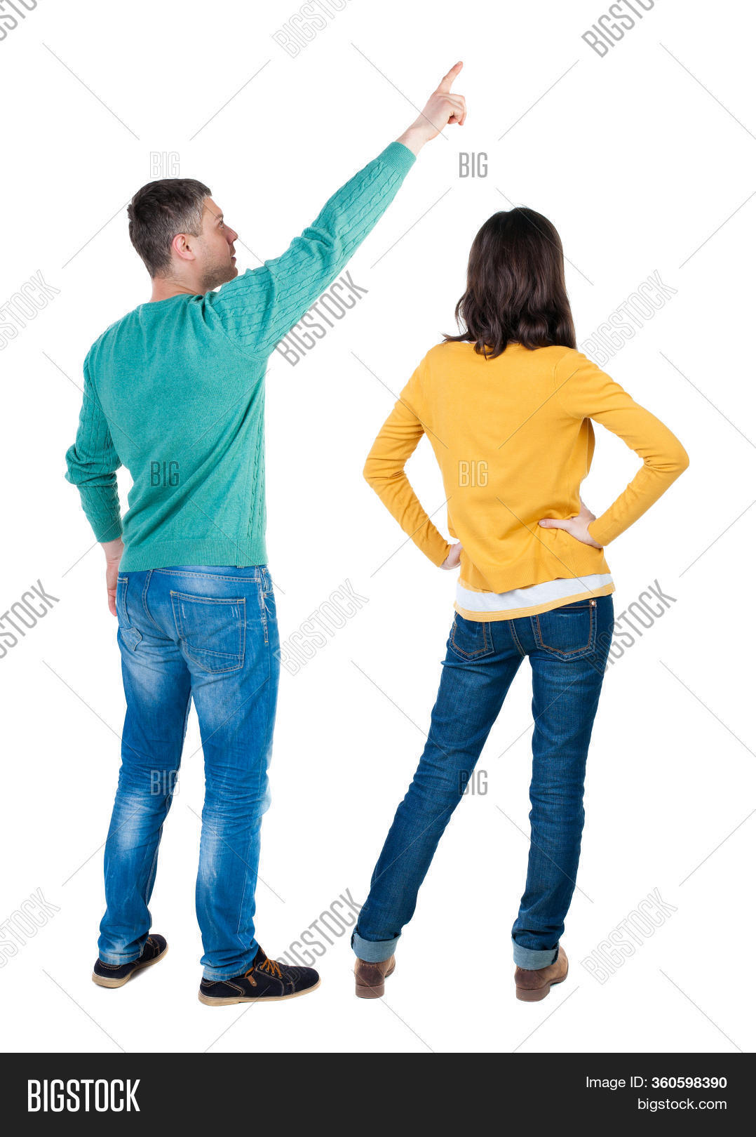 Back View Couple Image & Photo (Free Trial) | Bigstock
