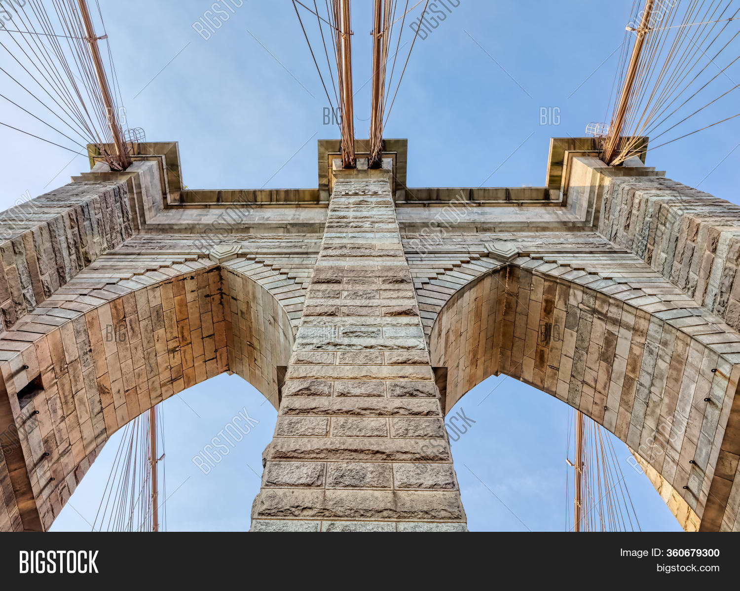 Brooklyn Bridge Pilon Image & Photo (Free Trial) | Bigstock