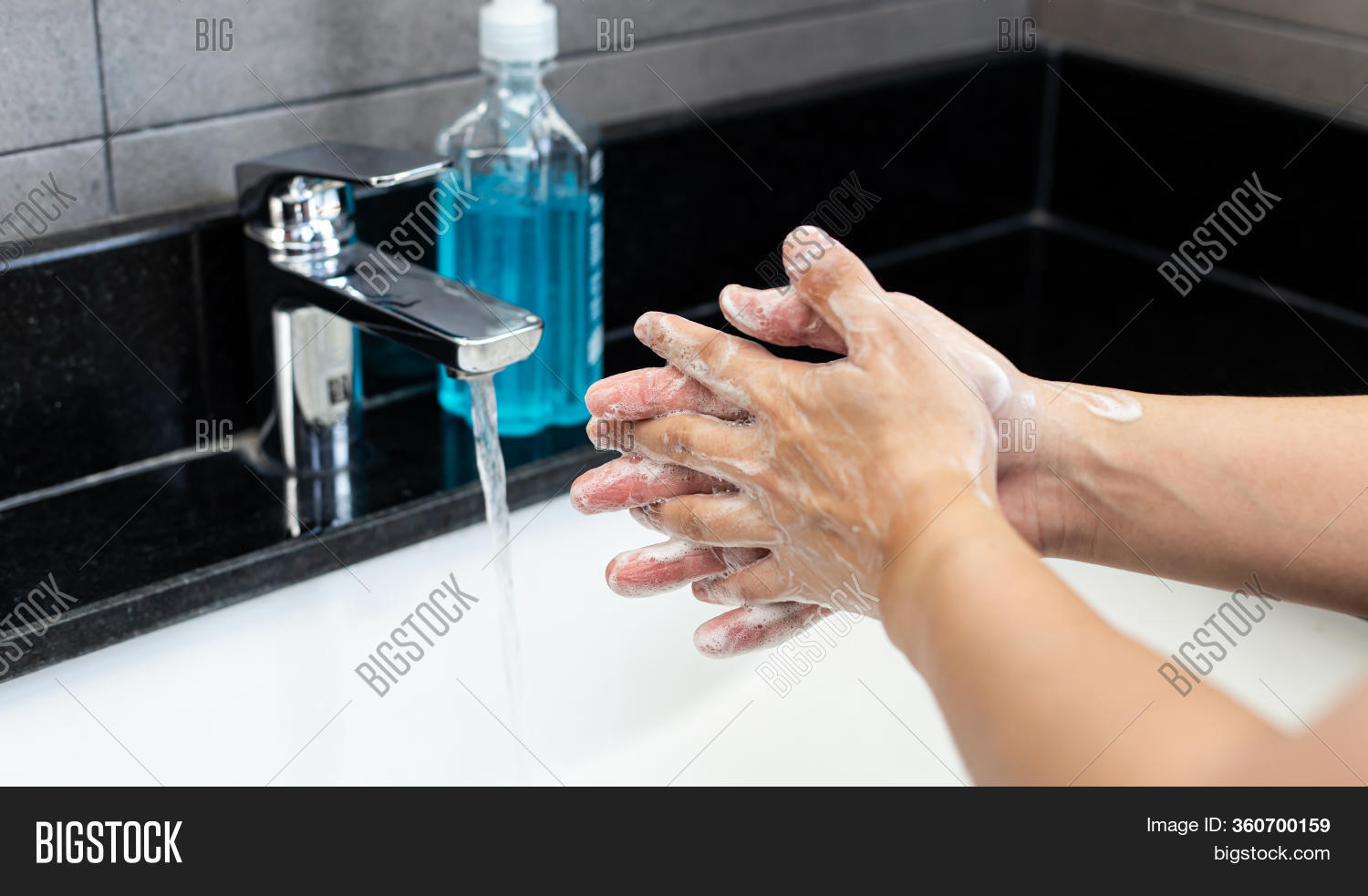 Man Washing His Hands Image & Photo (Free Trial) | Bigstock