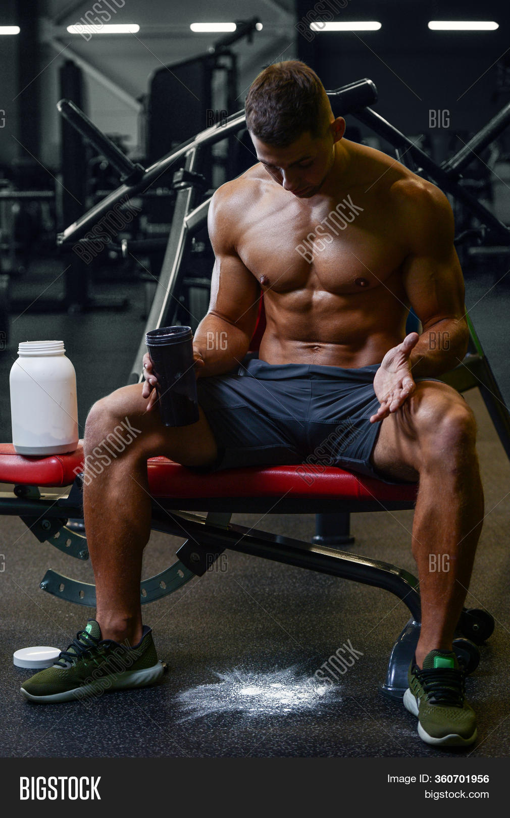 Bodybuilder Protein Image & Photo (Free Trial) | Bigstock