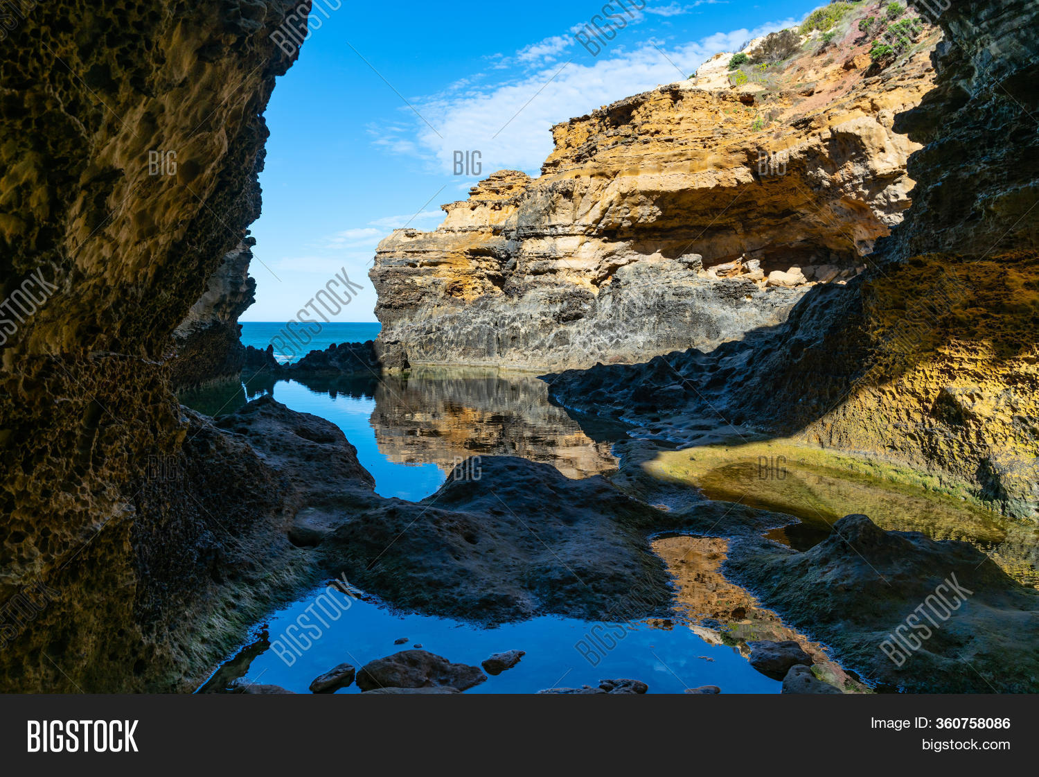 Grotto Pools Natural Image & Photo (Free Trial) | Bigstock