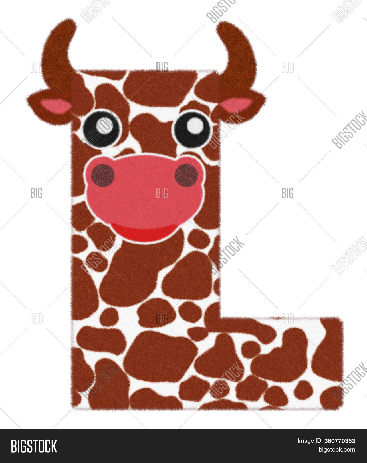 3d Illustration Cow Image & Photo (Free Trial) | Bigstock