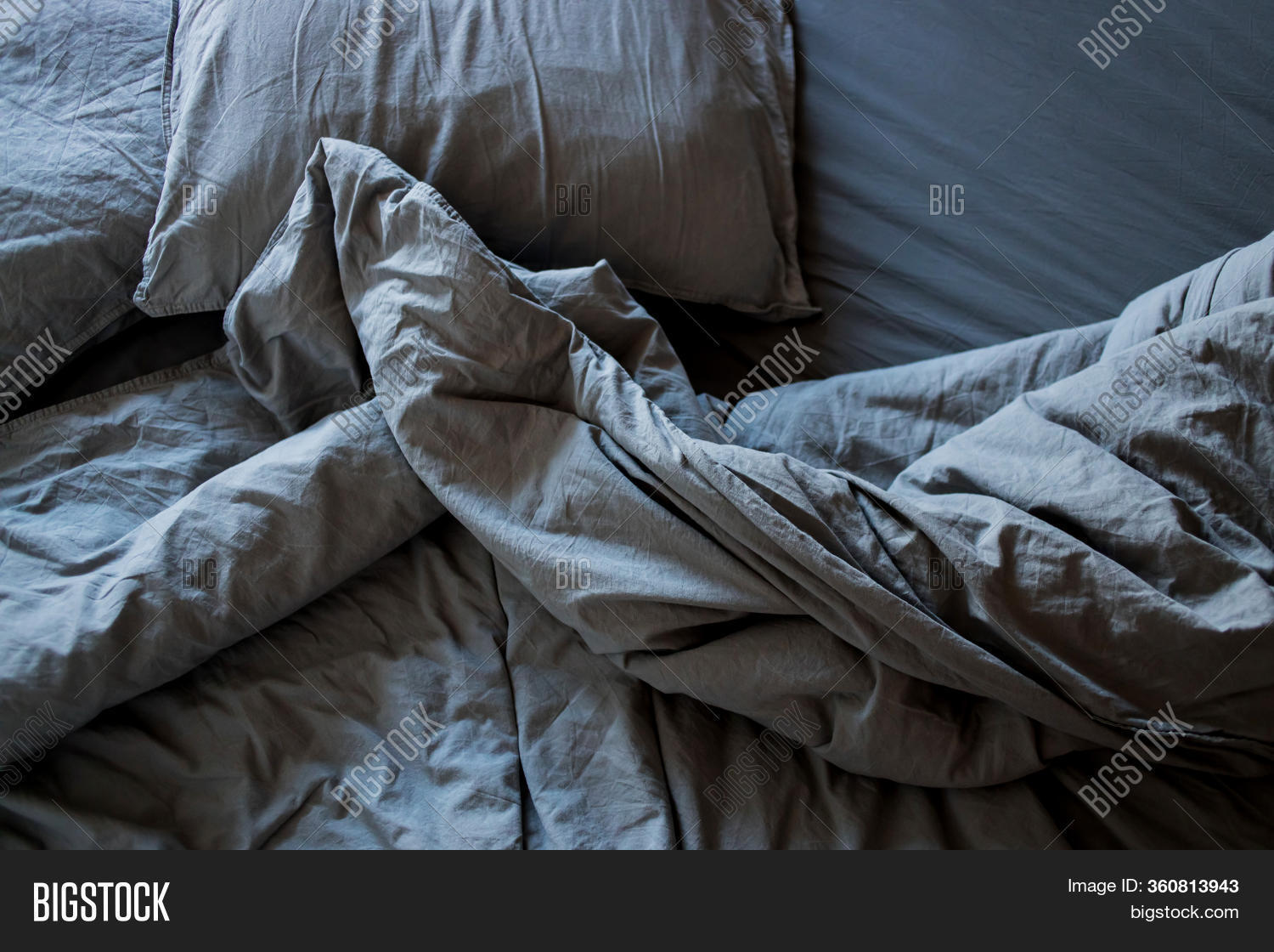 Top View Crumpled Bed Image & Photo (Free Trial) | Bigstock