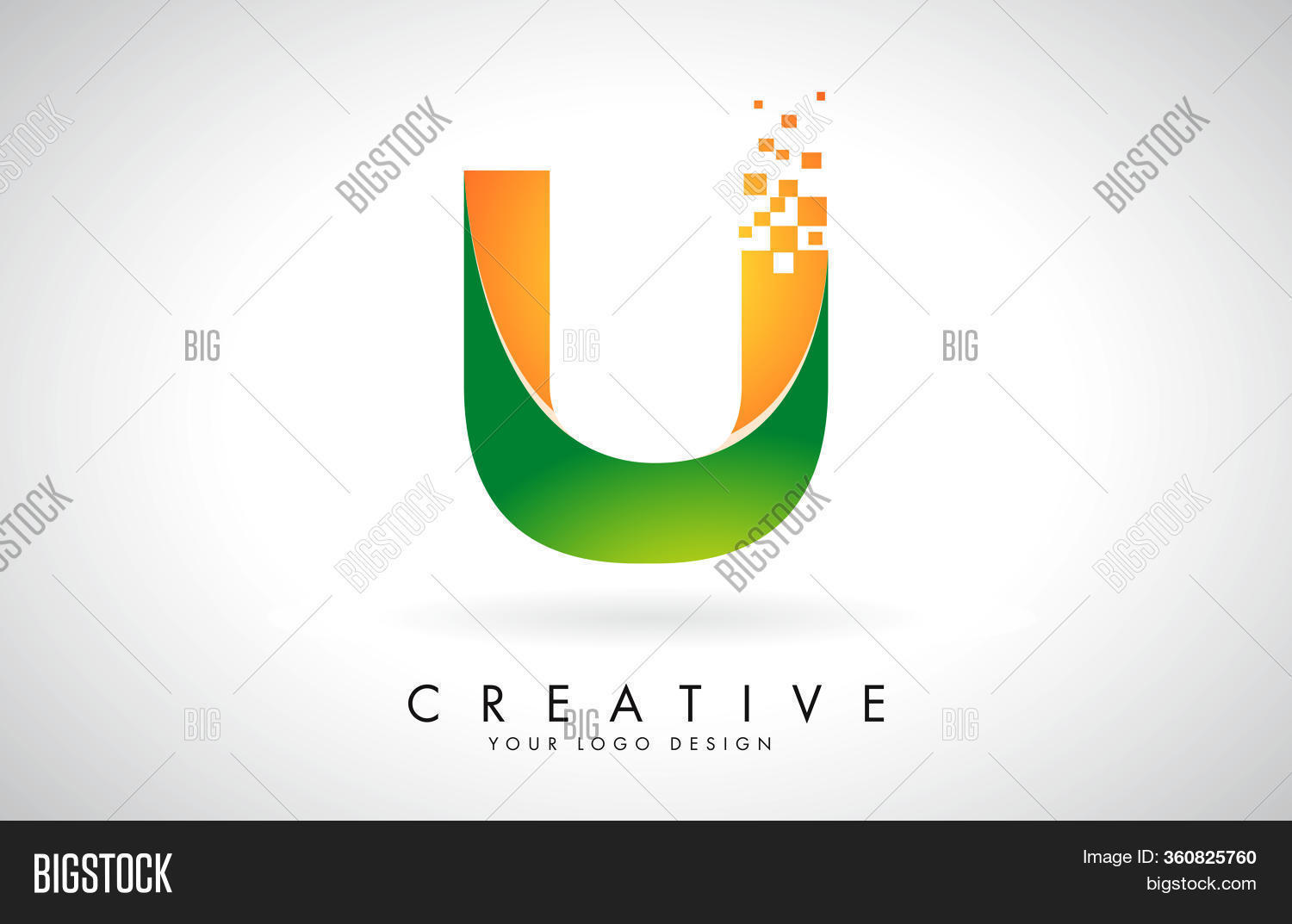 Letter U Logo Design Vector & Photo (Free Trial) | Bigstock