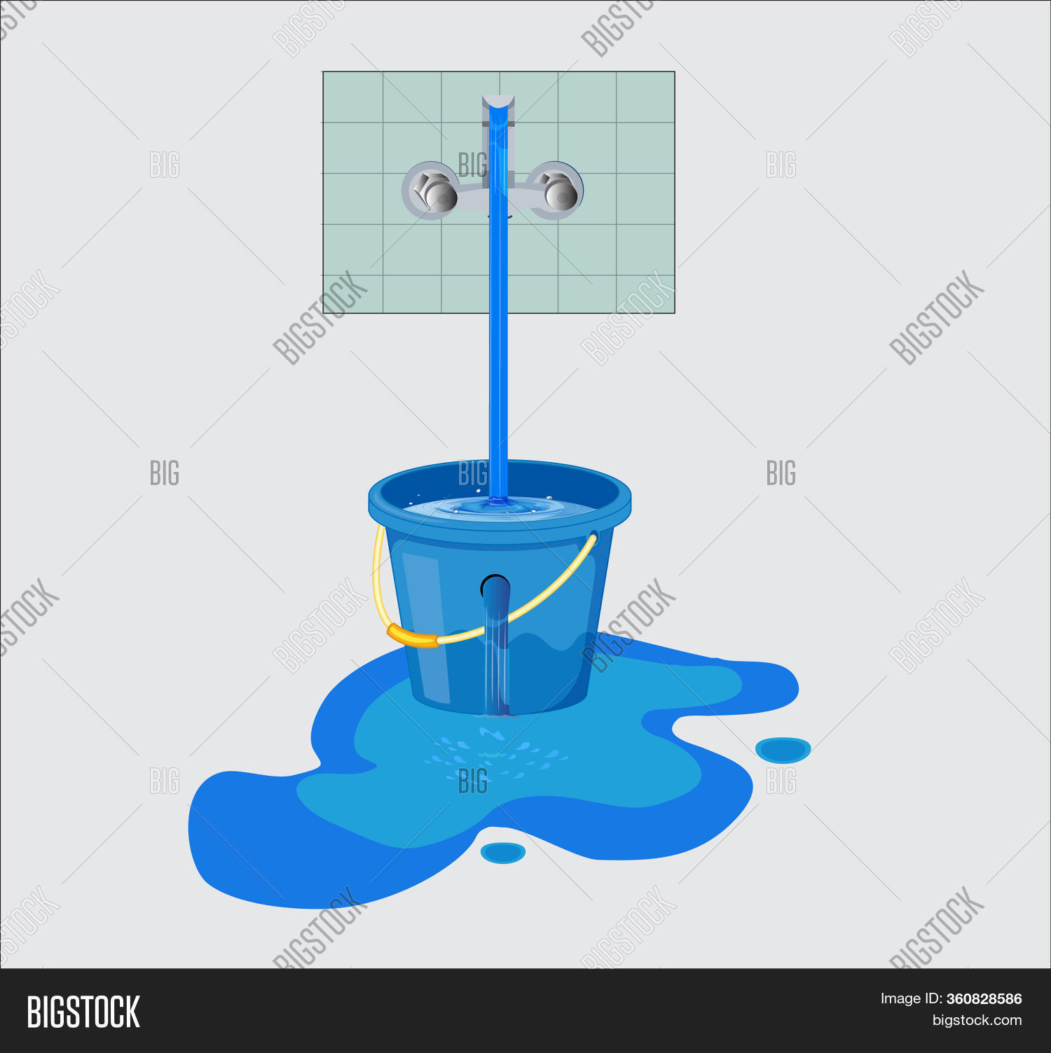Water Waste Running Image & Photo (Free Trial) | Bigstock