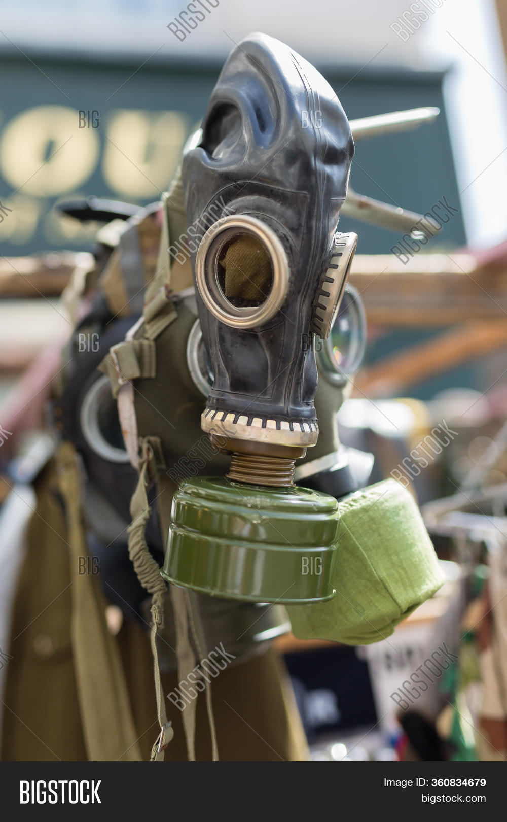 Vintage Latex Gas Mask Image & Photo (Free Trial) | Bigstock