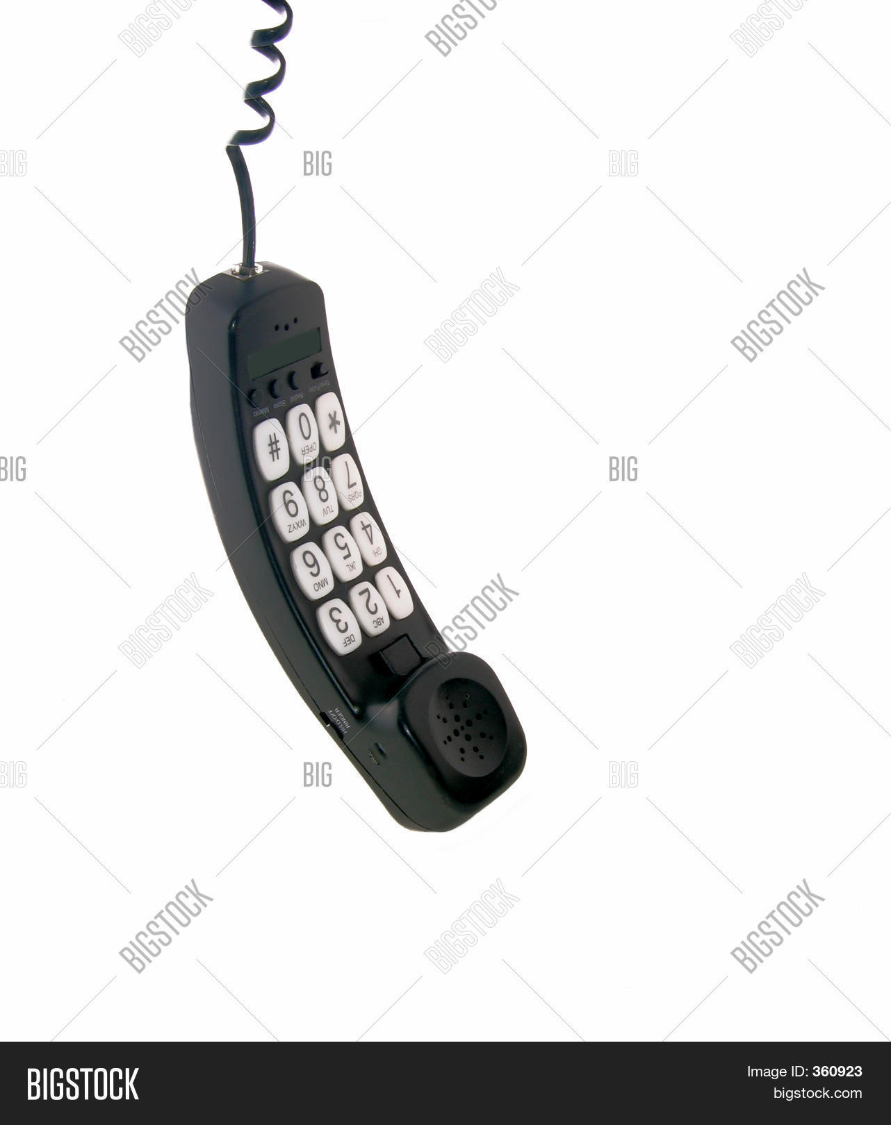 Phone Receiver Hanging Image & Photo (Free Trial) | Bigstock