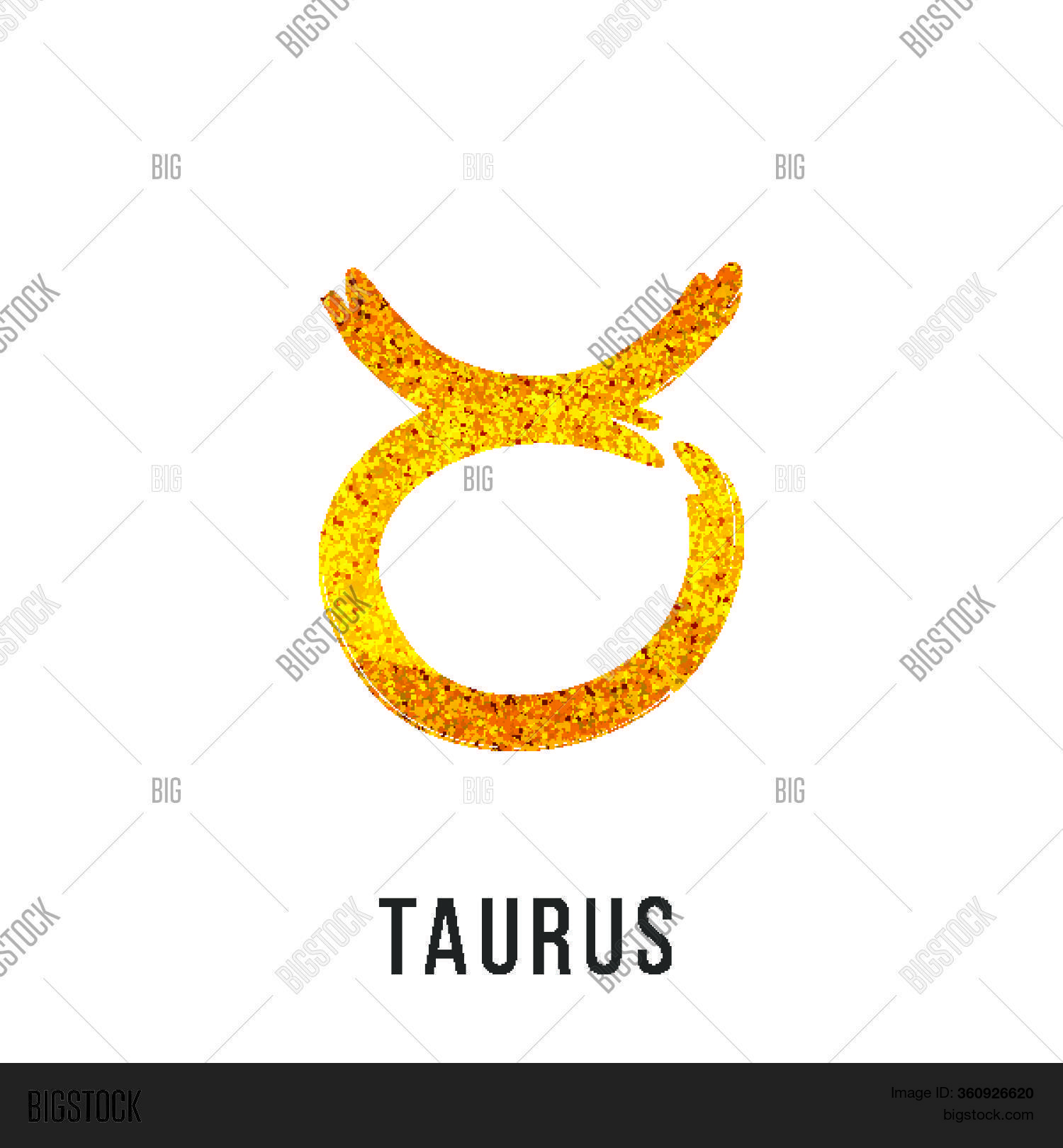 Taurus Vector Zodiac Vector & Photo (Free Trial) | Bigstock