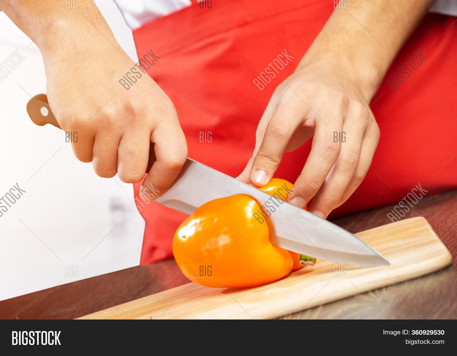Chef Hands Cutting Image & Photo (Free Trial) | Bigstock