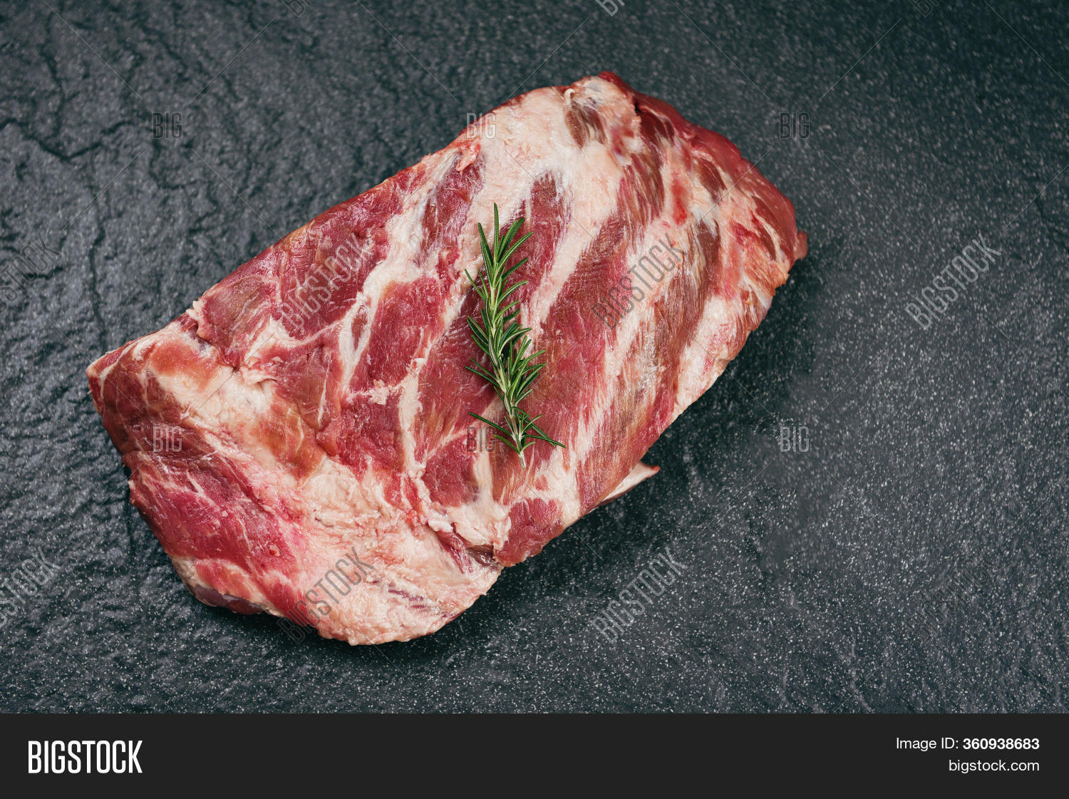 Raw Pork Ribs Meat On Image & Photo (Free Trial) | Bigstock