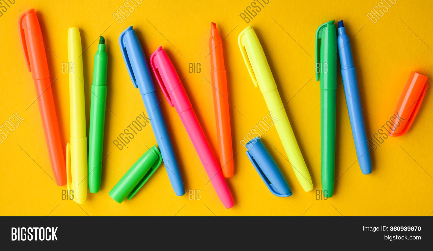 Felt-tip Pens On Image & Photo (Free Trial) | Bigstock