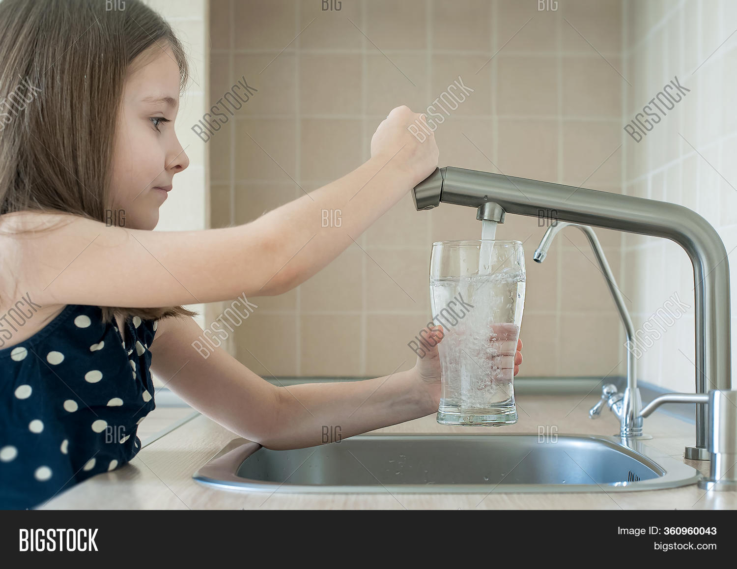 Little Girl Open Water Image & Photo (Free Trial) | Bigstock