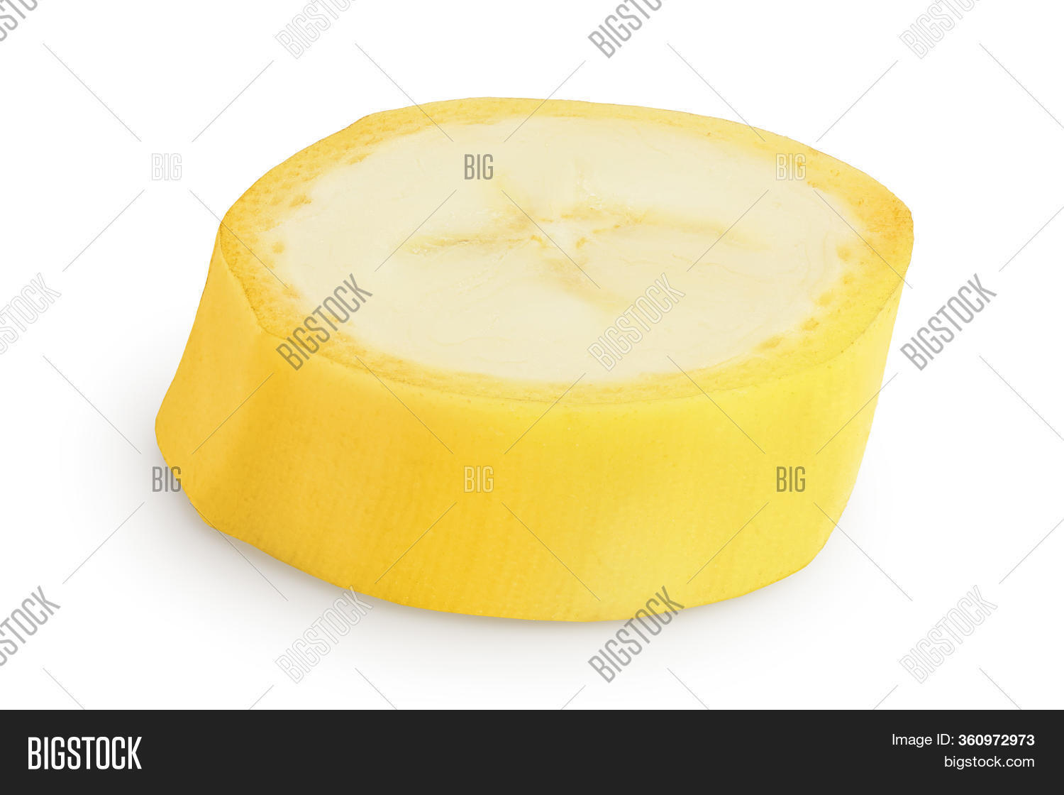 Banana Piece Isolated Image & Photo (Free Trial) | Bigstock