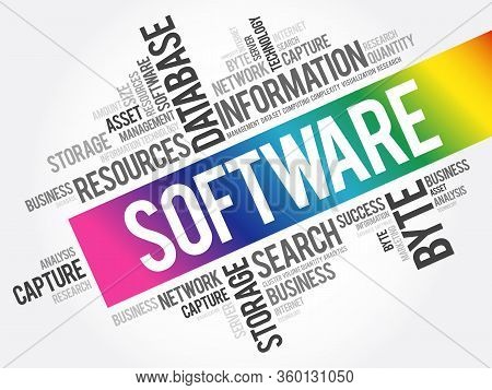 Software Word Cloud Image & Photo (Free Trial) | Bigstock