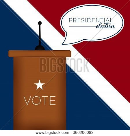 Lectern Presidential Vector & Photo (Free Trial) | Bigstock