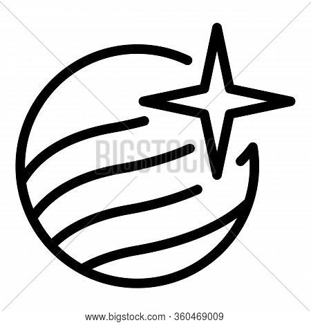 Planet Star Icon. Vector & Photo (Free Trial) | Bigstock