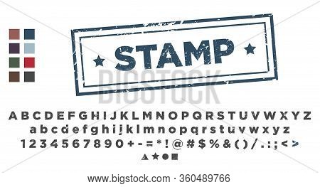 Stamp Vector Template Vector & Photo (Free Trial) | Bigstock