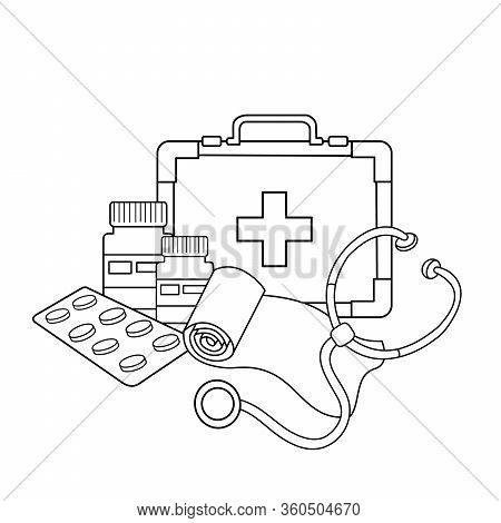 Coloring Page Outline Vector & Photo (Free Trial) | Bigstock