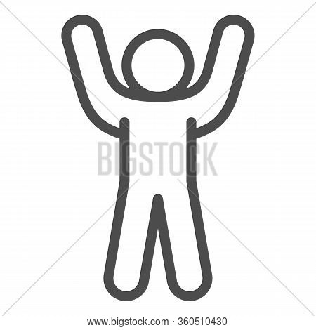 Stick Figure Cheering Vector & Photo (Free Trial) | Bigstock