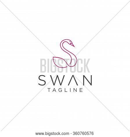 Letter S Swan Logo Vector & Photo (Free Trial) | Bigstock