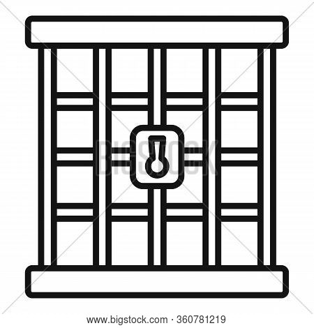 Prison Gate Icon. Vector & Photo (Free Trial) | Bigstock