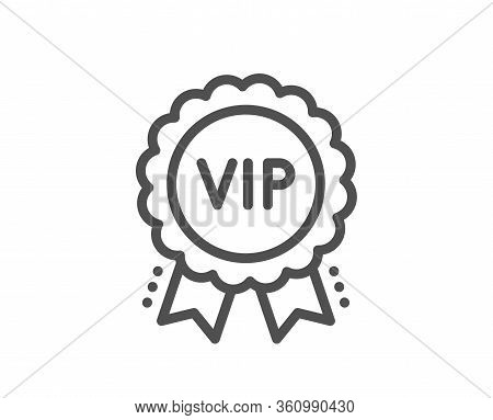 Vip Award Line Icon. Vector & Photo (Free Trial) | Bigstock