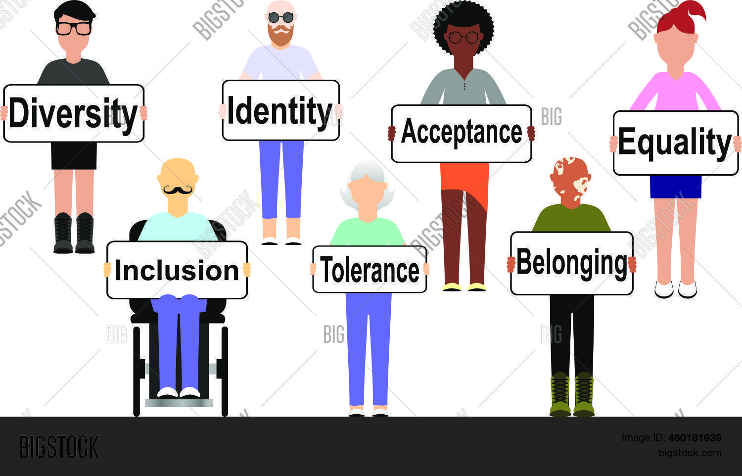 Inclusive People Vector & Photo (Free Trial) | Bigstock