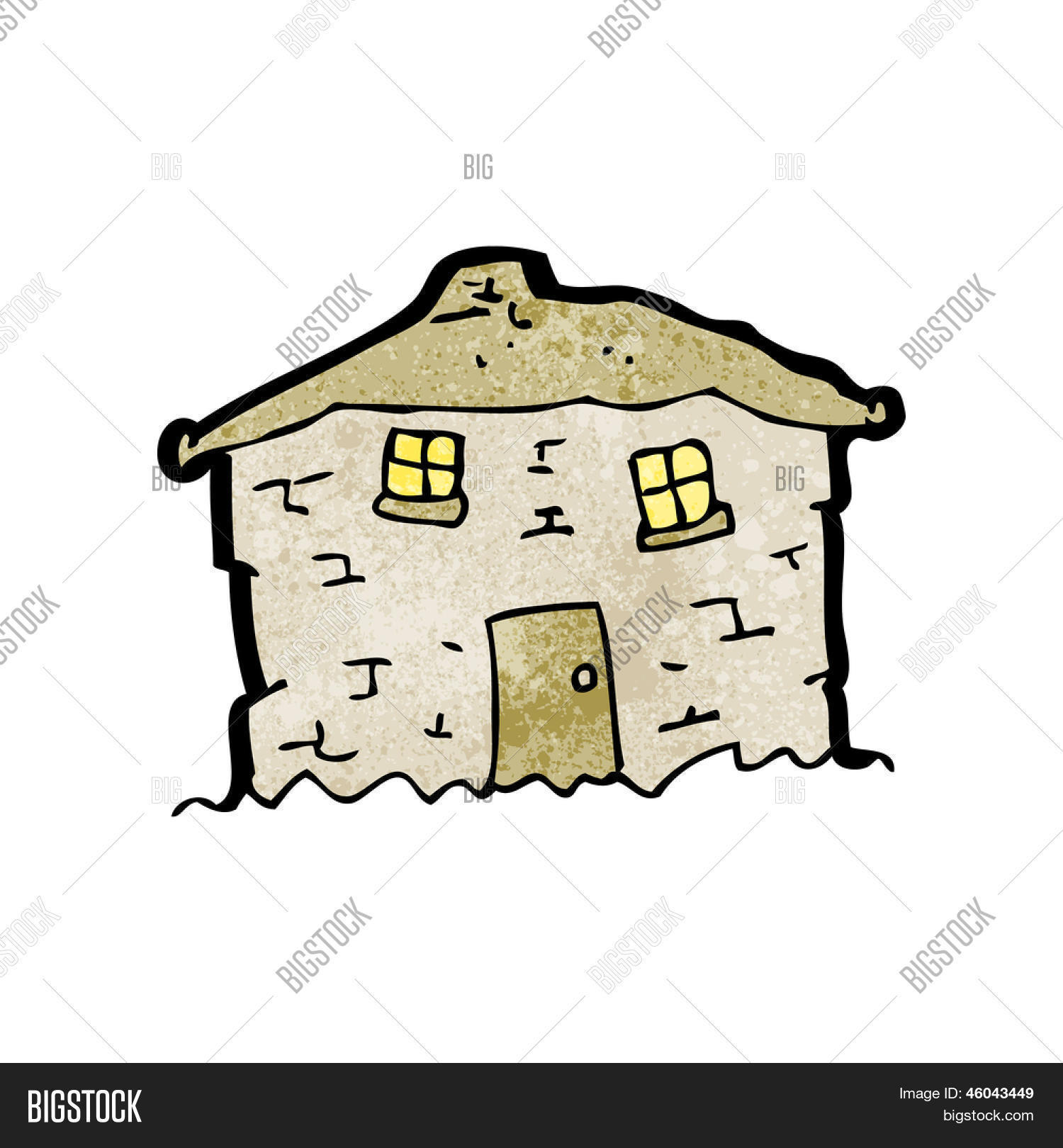 Cartoon Crumbling Old Image & Photo (Free Trial) | Bigstock