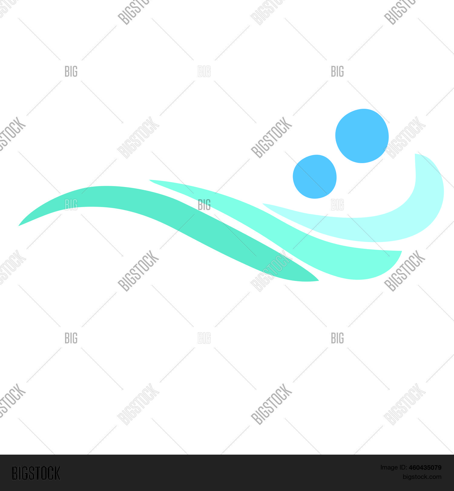 Wave Icon Isolated On Vector & Photo (Free Trial) | Bigstock