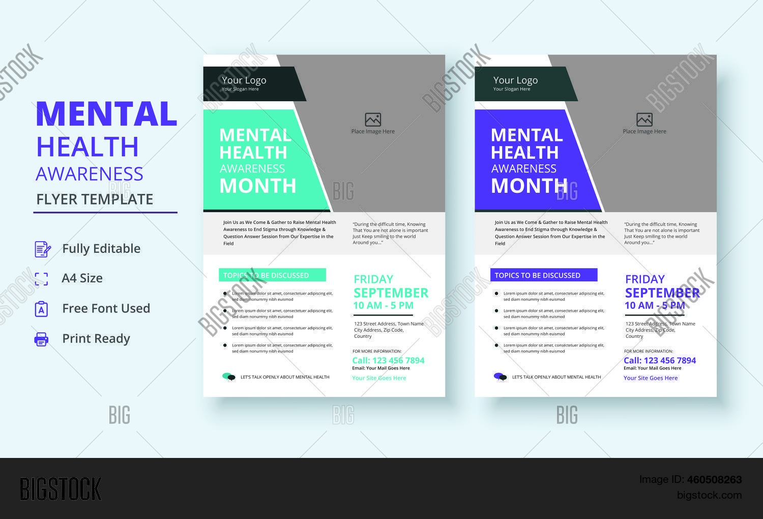 Mental Health Vector & Photo (Free Trial) | Bigstock