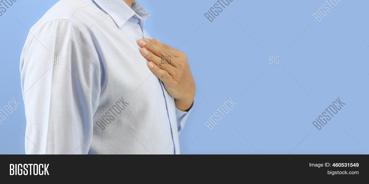 Hand Holding Chest Image & Photo (Free Trial) | Bigstock