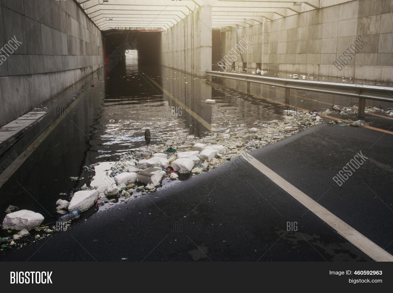 Traffic Tunnel Flooded Image & Photo (Free Trial) | Bigstock