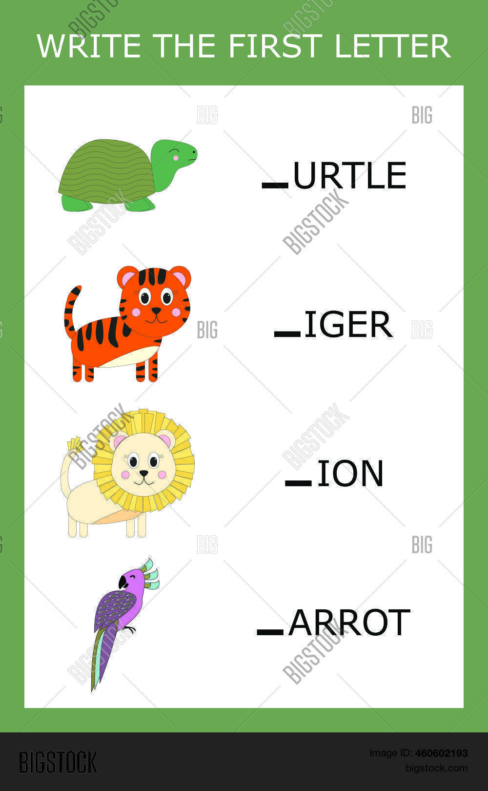 Find First Letter Vector & Photo (Free Trial) | Bigstock