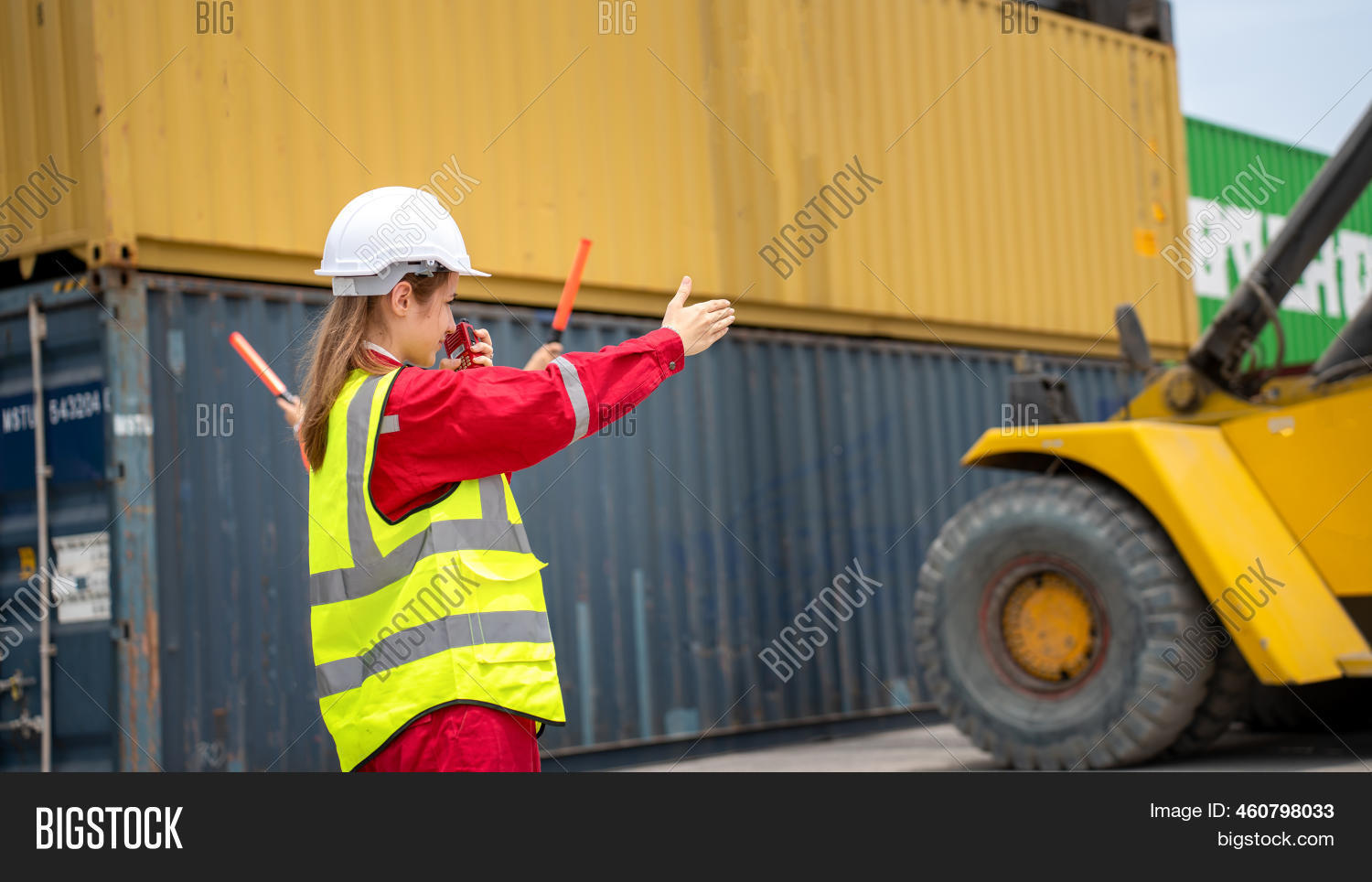 Woman Foreman Operator Image & Photo (Free Trial) | Bigstock