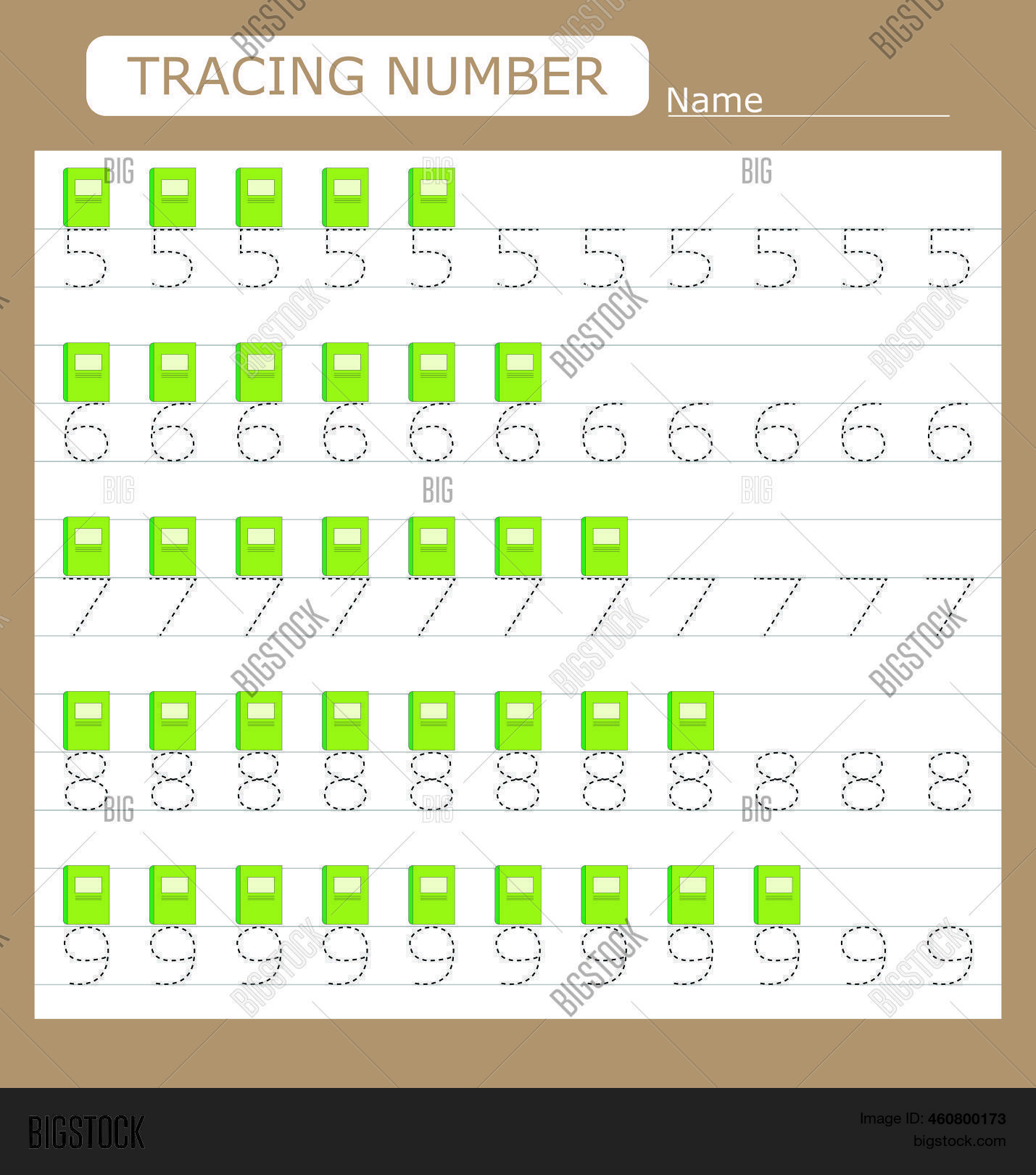 Numbers Kids. Vector & Photo (Free Trial) | Bigstock