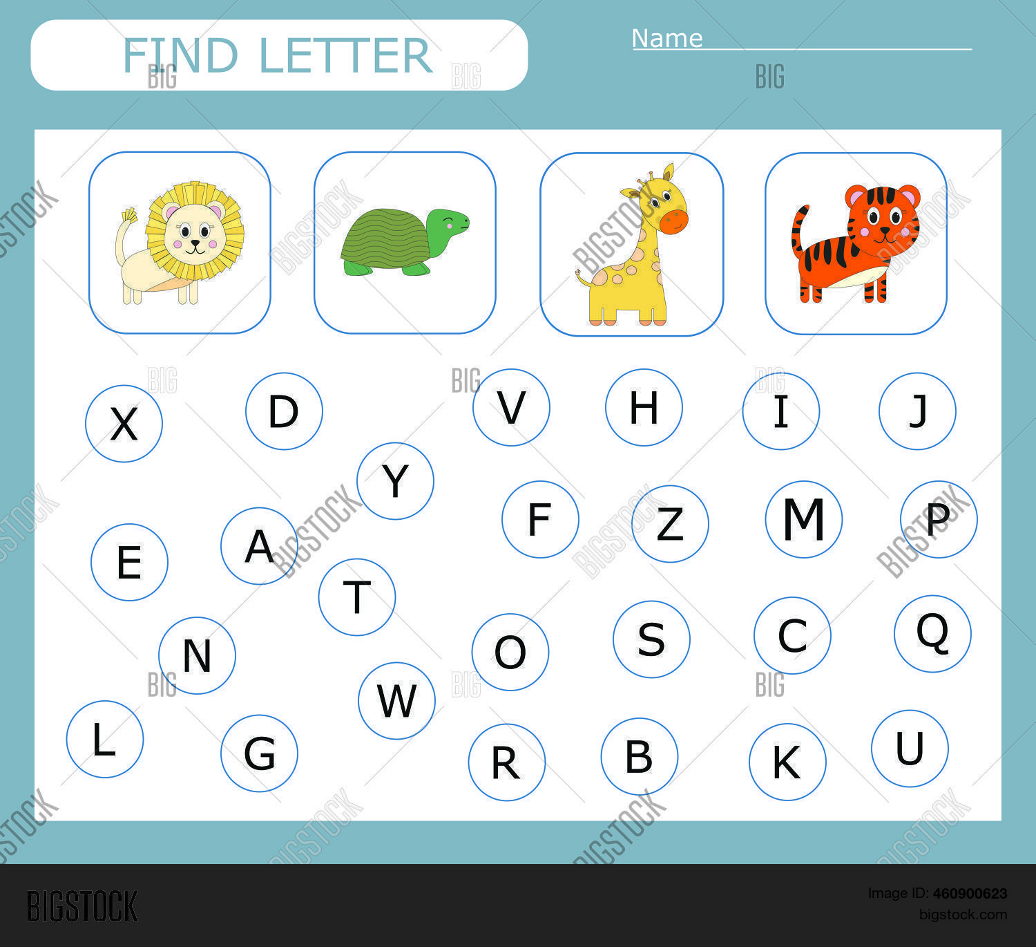 Find First Letter Vector & Photo (Free Trial) | Bigstock