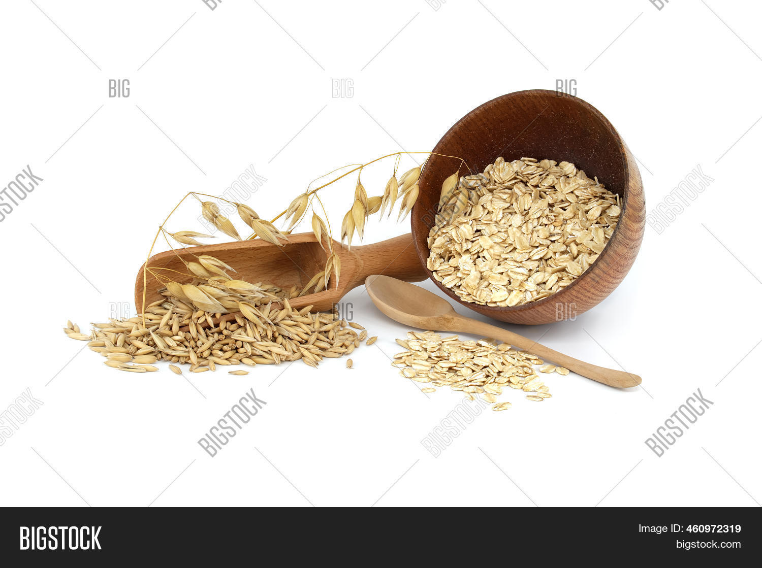 Oat Grains Hulls Husks Image & Photo (Free Trial) | Bigstock