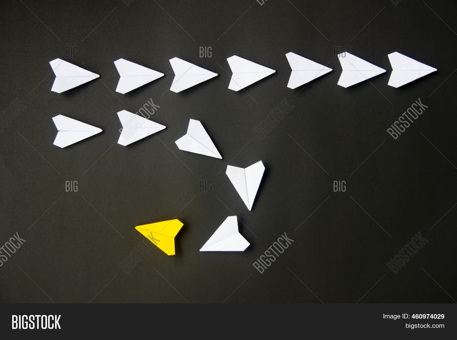 Yellow Paper Plane Image & Photo (Free Trial) | Bigstock