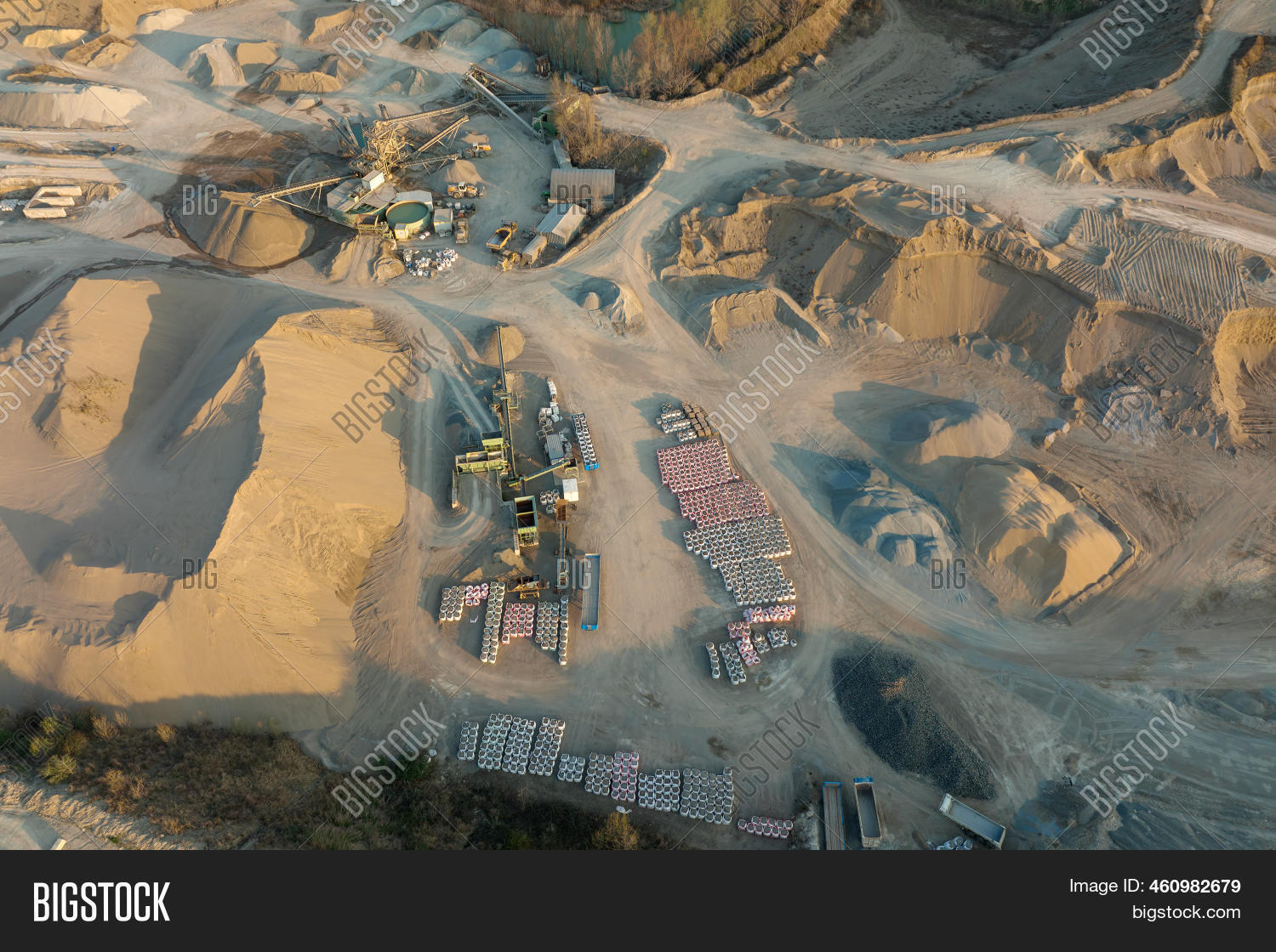 Aerial View Open Pit Image & Photo (Free Trial) | Bigstock