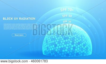 Block Uv Radiation Vector & Photo (Free Trial) | Bigstock