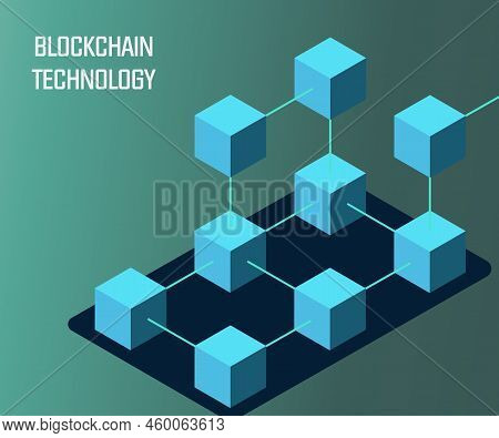 Blockchain Technology Vector & Photo (Free Trial) | Bigstock