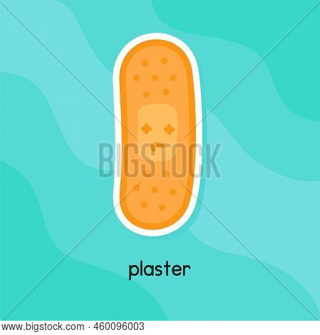 Yellow Plaster Kawaii Vector & Photo (Free Trial) | Bigstock
