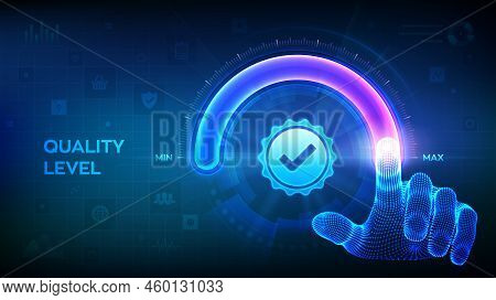 Quality Levels Growth Vector & Photo (Free Trial) | Bigstock