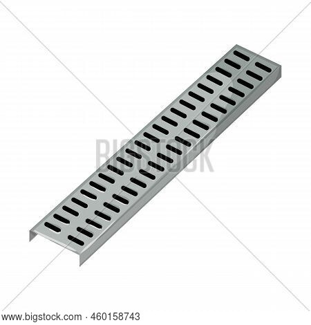 Water Drainage Grate Vector & Photo (Free Trial) | Bigstock