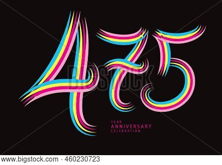 475 Number Design Vector & Photo (Free Trial) | Bigstock