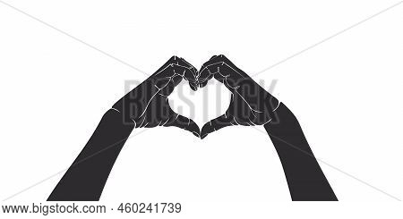 Hands Show Heart Sign Vector & Photo (Free Trial) | Bigstock